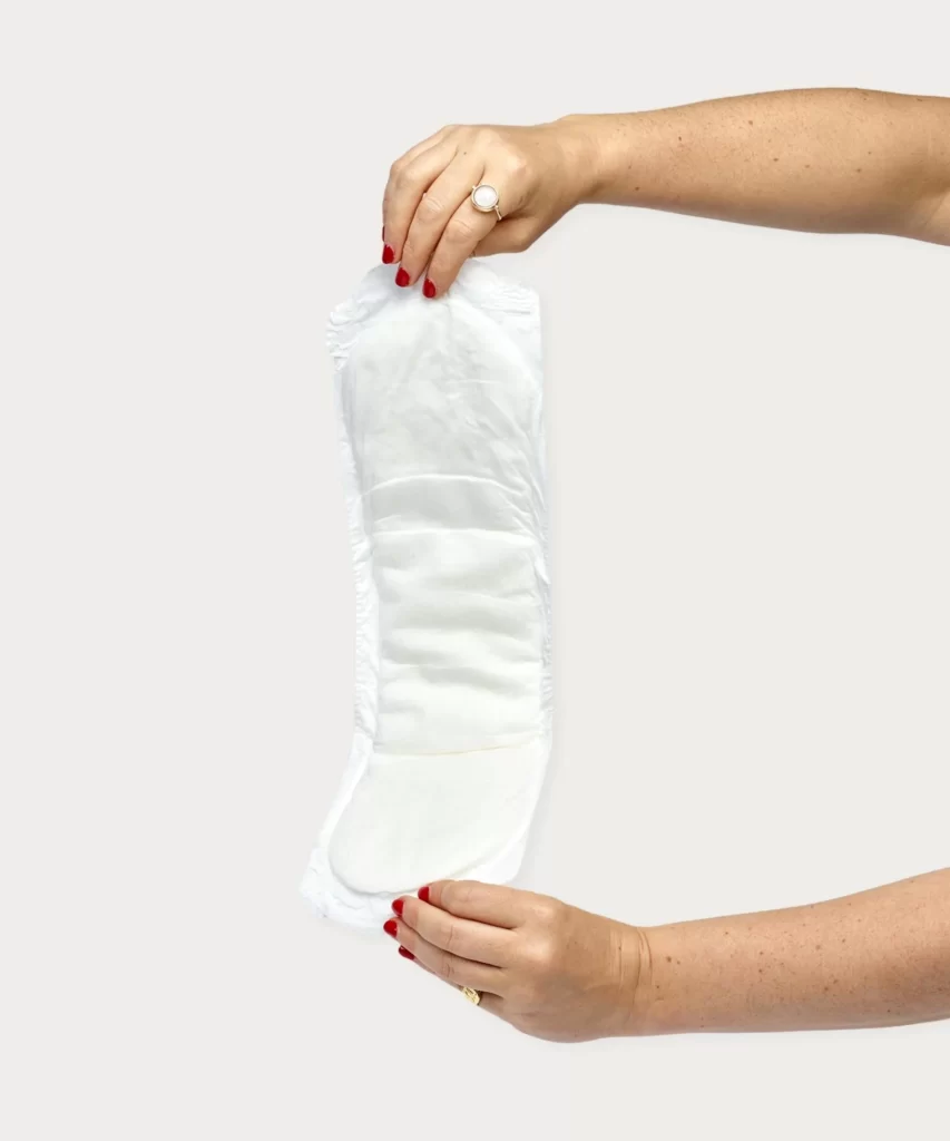 8-Count Extra Long Postpartum Pads From Soft Organic Cotton